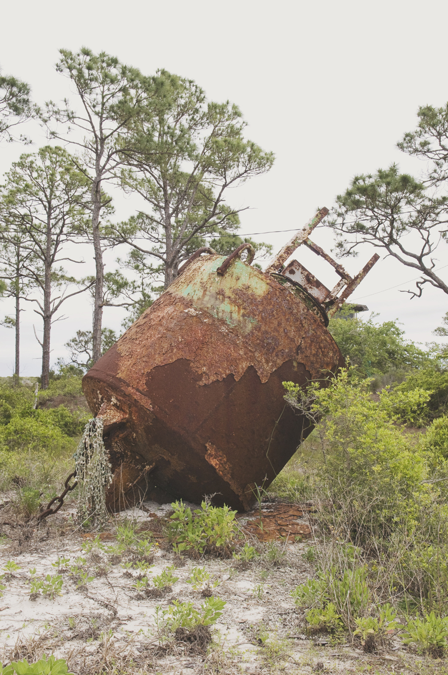Rusty Debris on Dog Island Florida - Entouriste