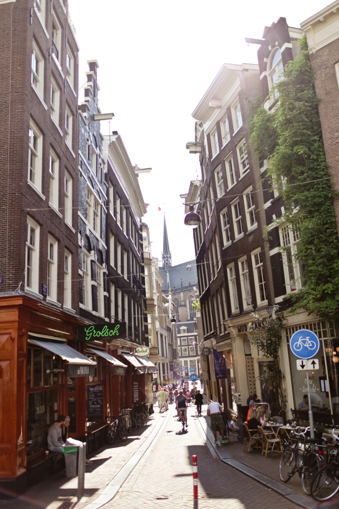 Narrow Alley in Amsterdam - Entouriste
