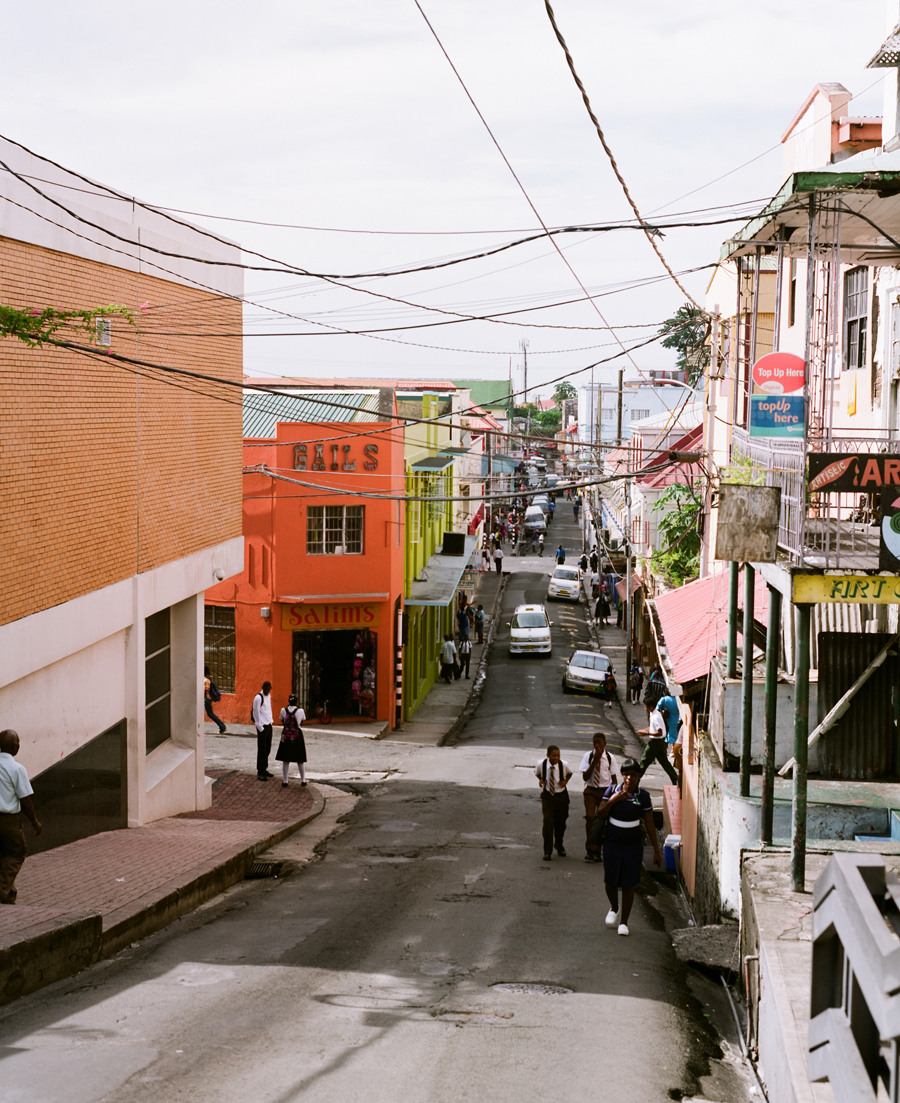 Streets of St George Grenada. - Entouriste