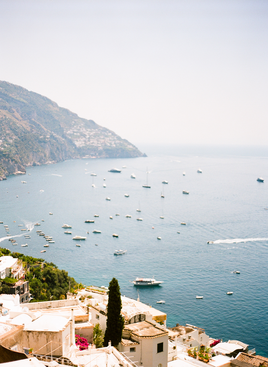 The Harbor from Above in Positano Italy - Entouriste