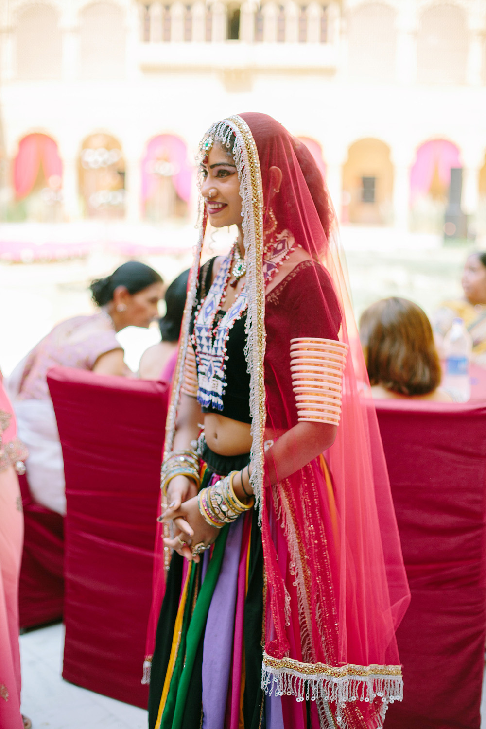 Traditional Attire at Pheras Ceremony at Suryagarh Palace in India ...